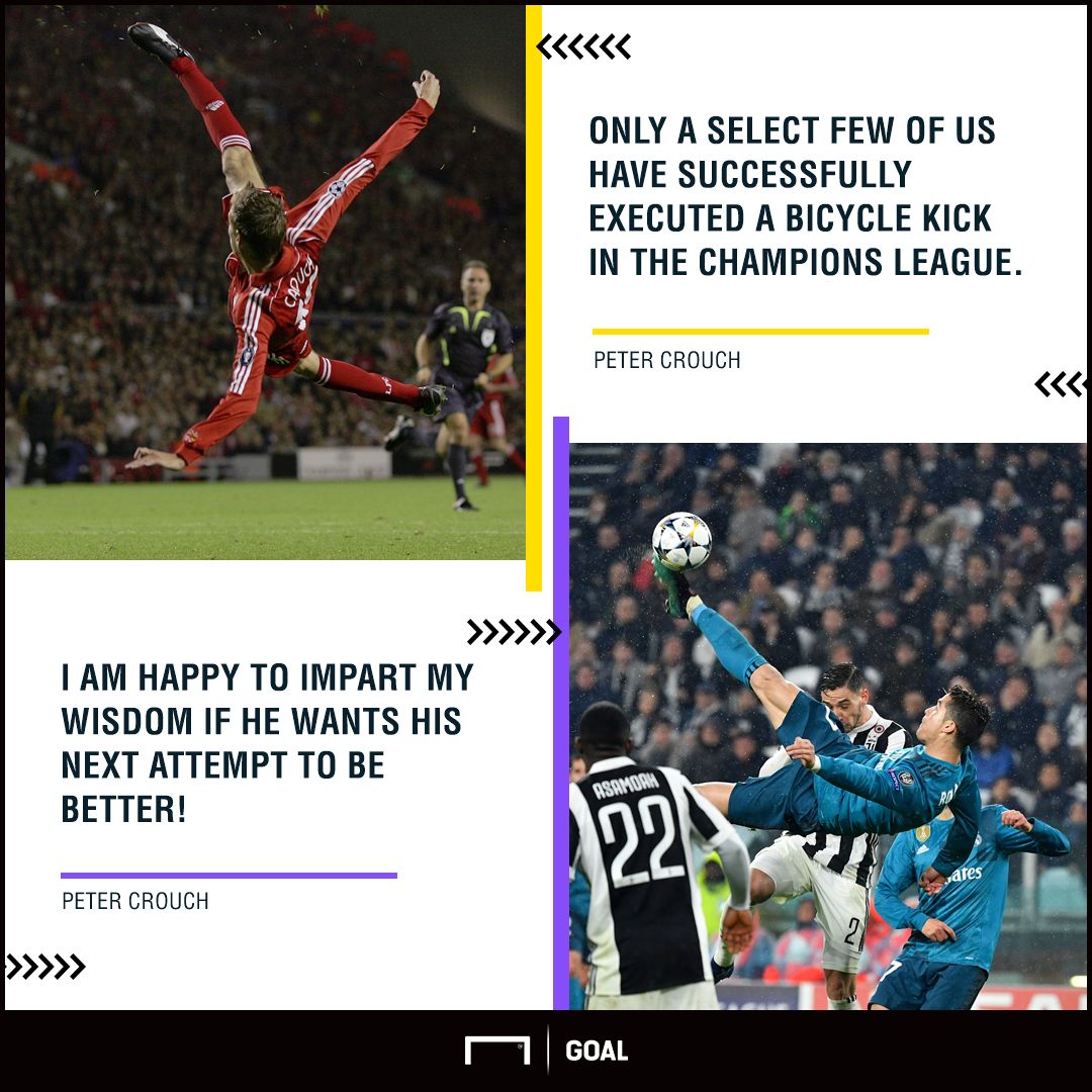 Real Madrid news: Peter Crouch jokingly offers overhead-kick goal ...