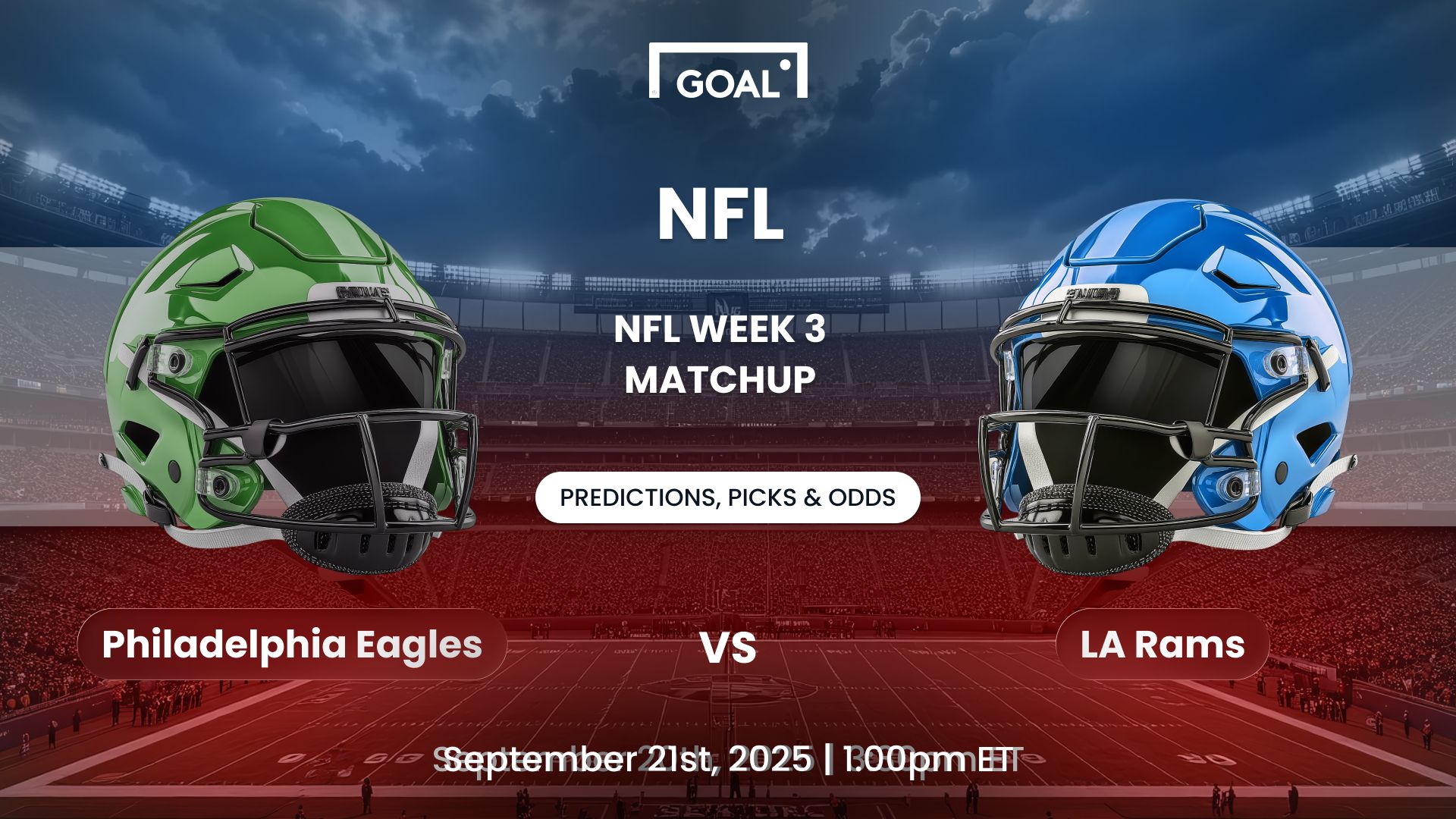 Rams vs Eagles Predictions, Picks & Odds: NFL Week 3 - Sep 21 | Goal.com US