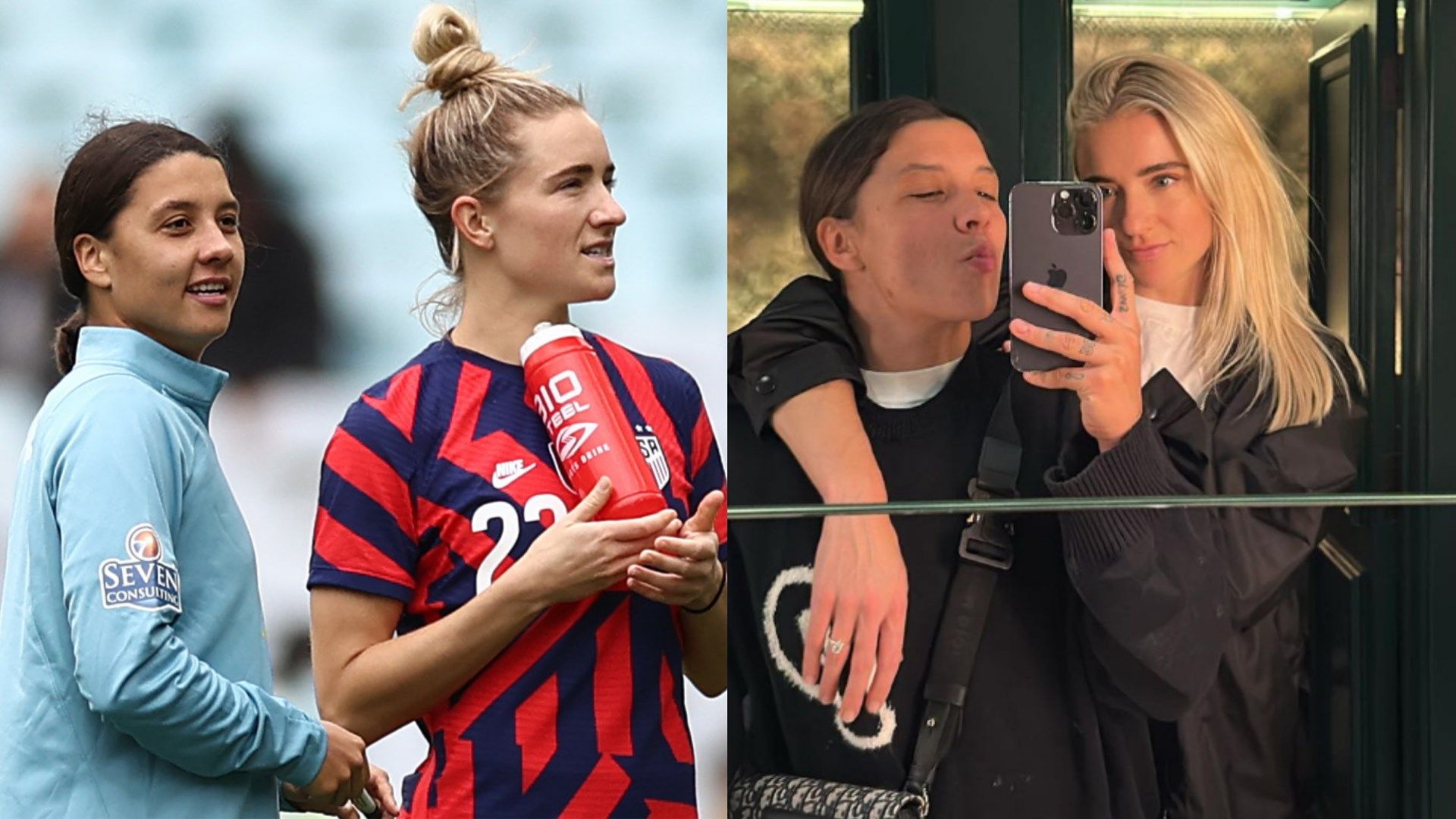 Are Sam Kerr and Kristie Mewis engaged Chelsea and Australia striker seems to tease big news in photo with USWNT star Goal US
