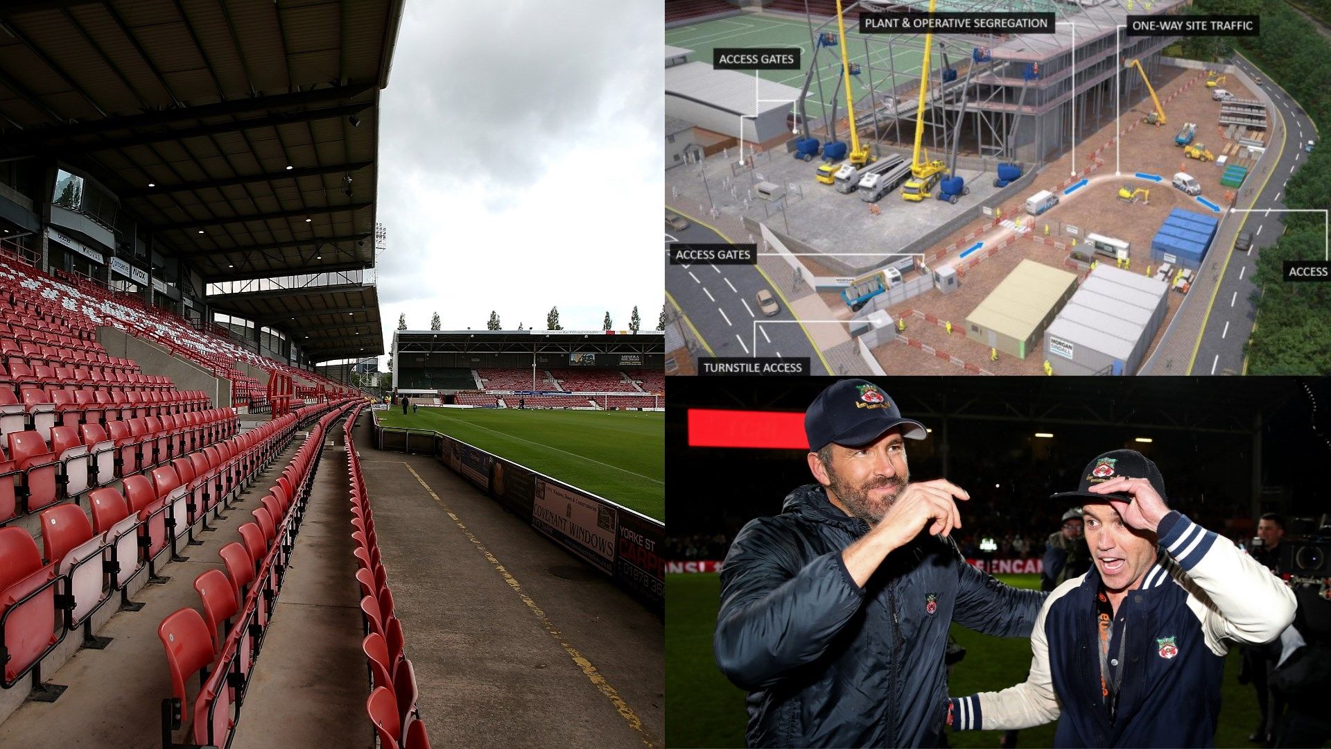Work set to begin on Wrexham's new 5,500-seater 'Kop' stand at the Racecourse Ground as Ryan ...
