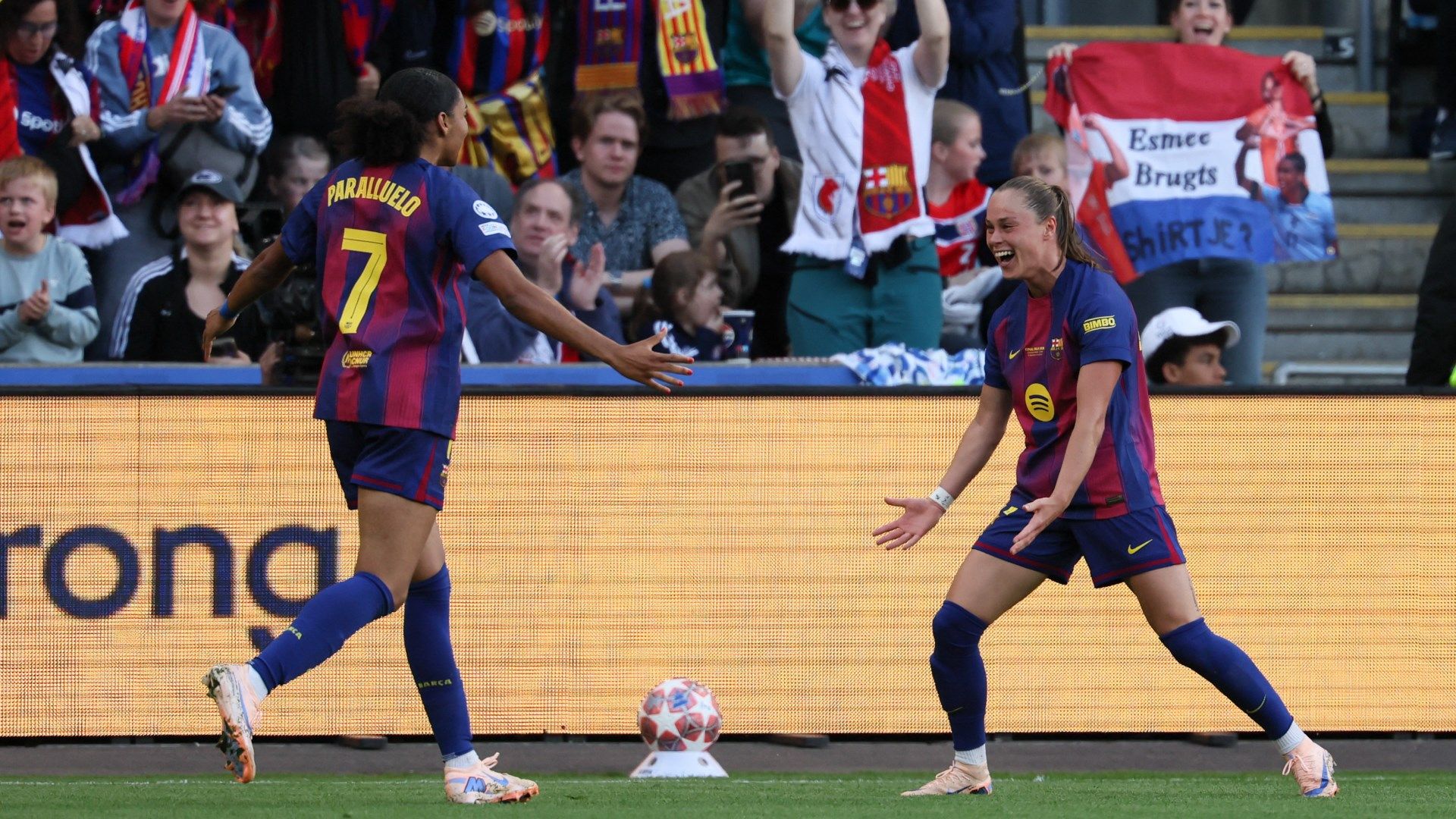 Barcelona are queens of Europe! Ewa Pajor strikes twice to win first ...