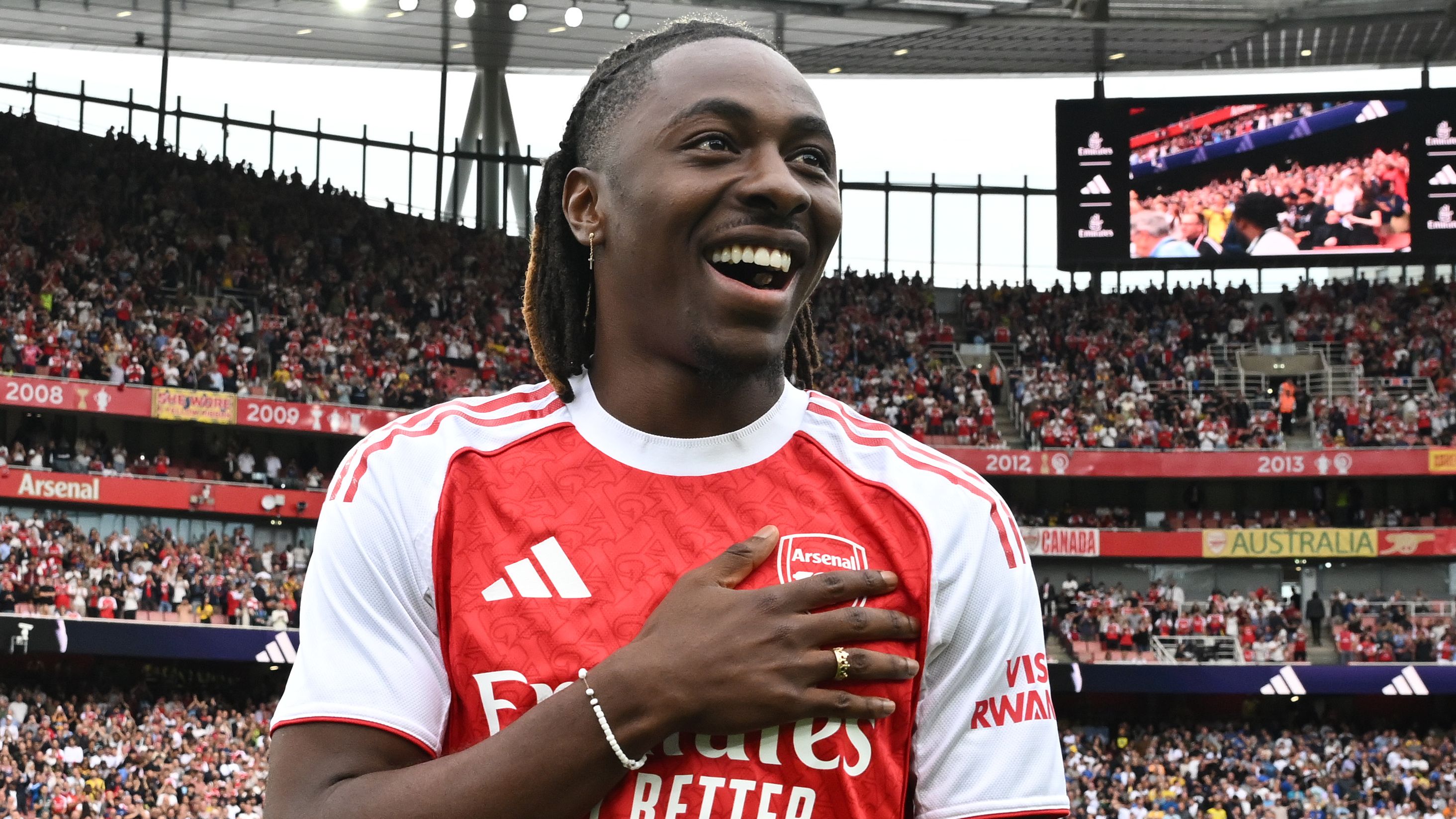 Ian Wright believes 'God' intervened in Eberechi Eze transfer as new Arsenal star rejected Spurs ...