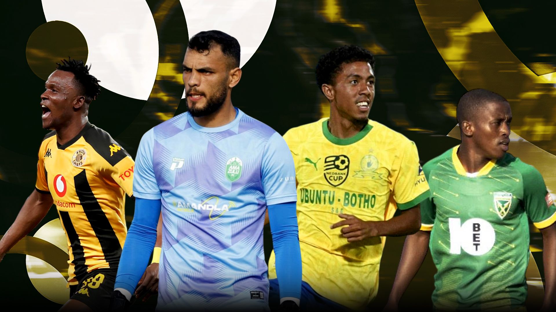 Darren Johnson, Siyanda Mthanti, Glody Lilepo, Tashreeq Matthews and ...