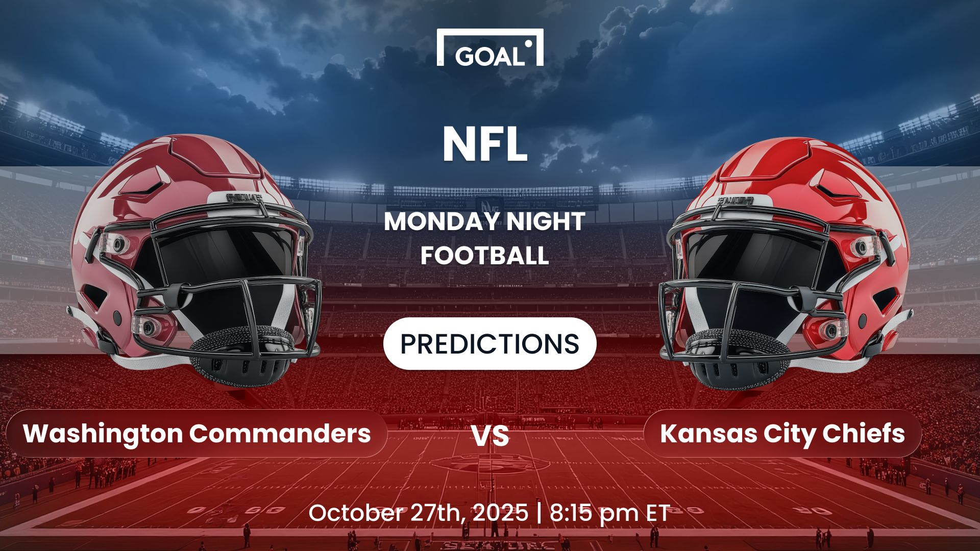 Commanders vs Chiefs Predictions, Picks & Odds: NFL Monday Night ...