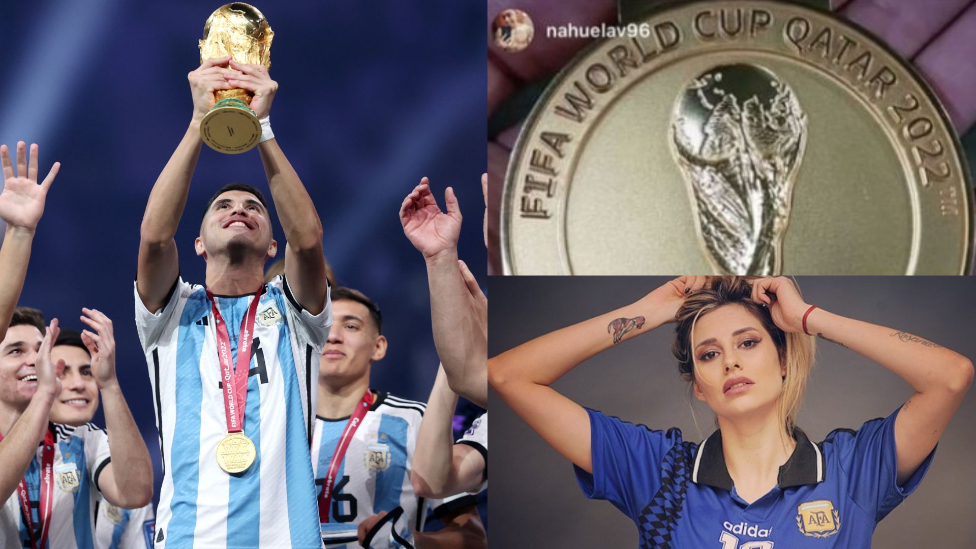 Exequiel Palacios' angry ex-wife threatens to sell his World Cup winner's medal unless he signs ...