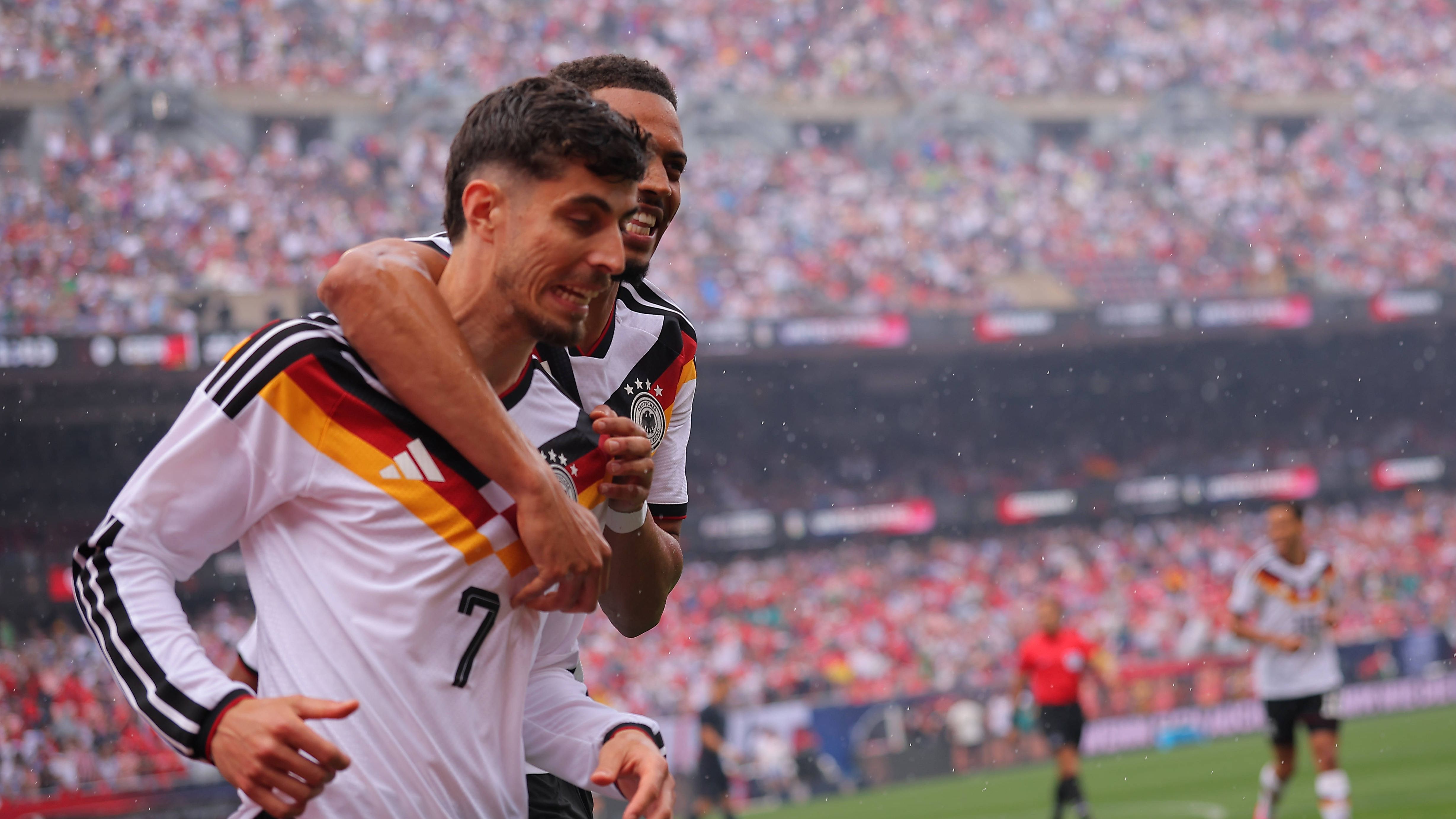 Jerman berhasil bangkit dari kekalahan telak yang diderita dari Amerika ...