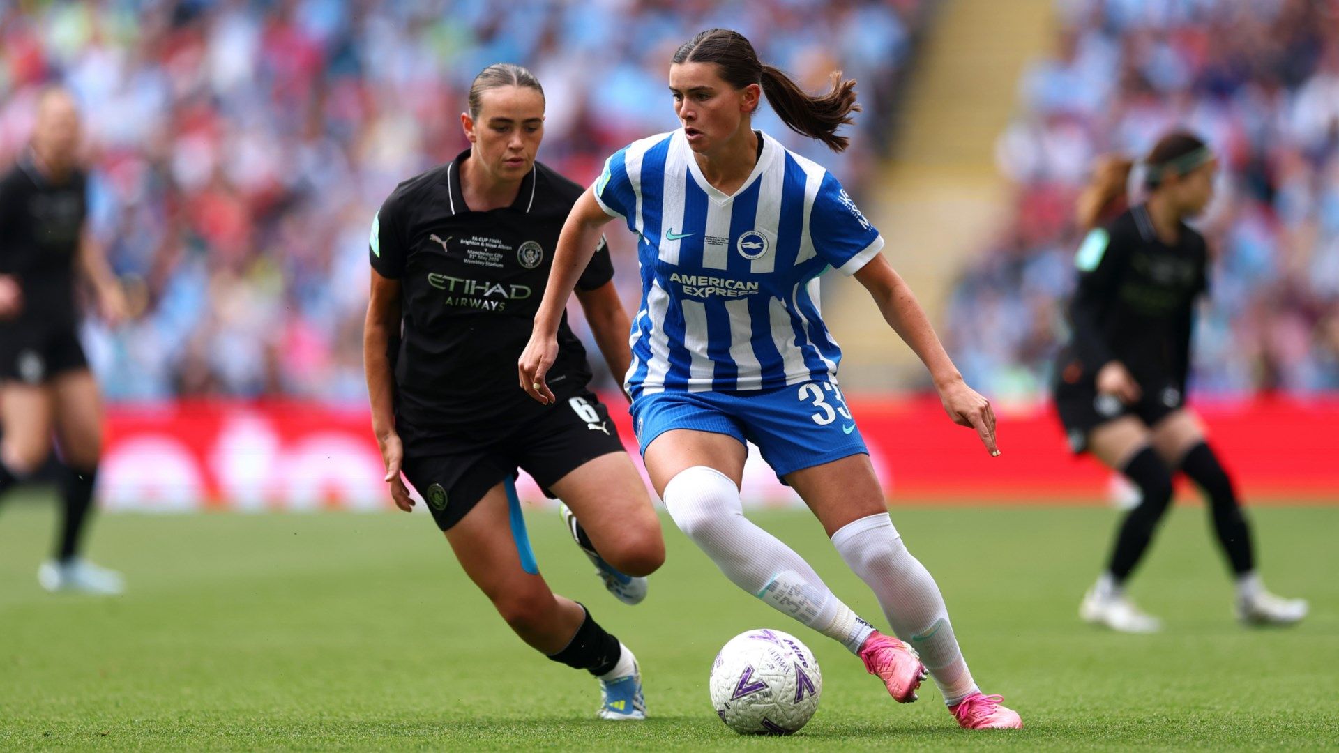 Man City women's player ratings vs Brighton: A league and cup double ...