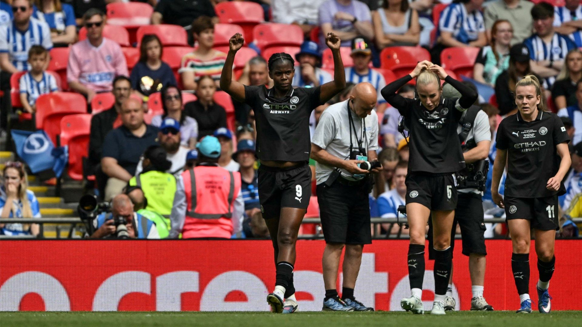 Man City women's player ratings vs Brighton: A league and cup double ...