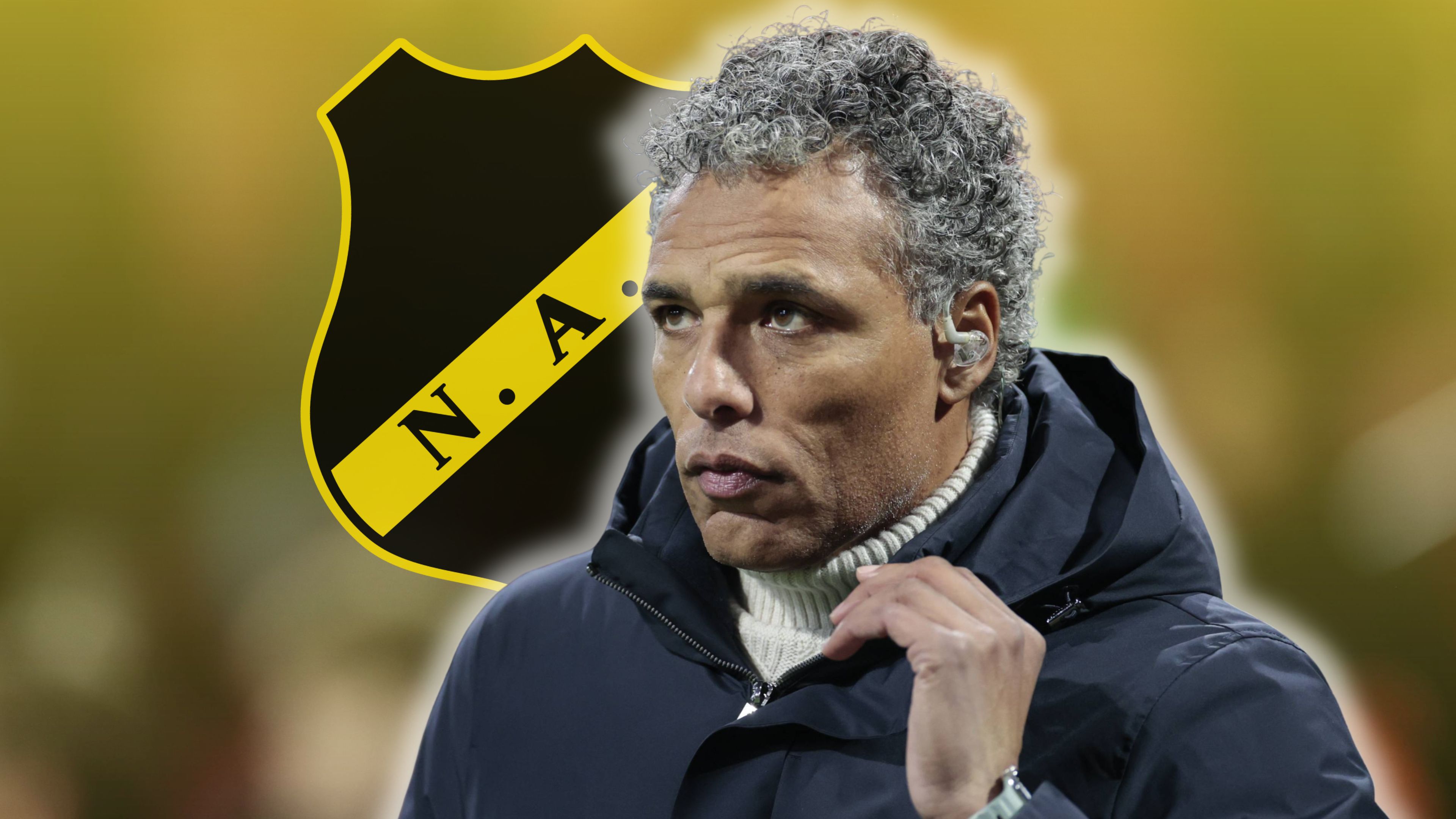 NAC taraftarları, FC Utrecht ile oynanan maç sırasında Pierre van ...