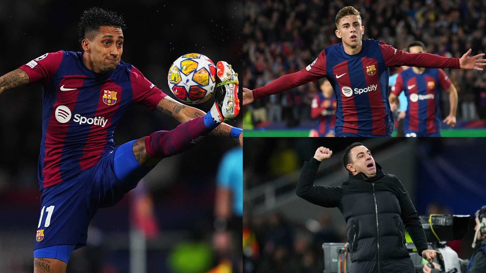Barcelona player ratings vs Napoli: Raphinha is back to his best! Brazilian and Xavi's young ...