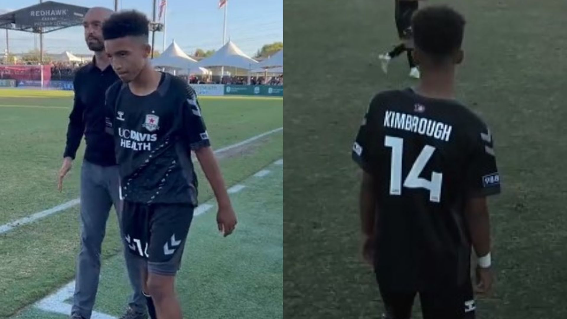 WATCH: History maker! 13-year-old Da'vian Kimbrough becomes youngest pro US soccer player of all ...