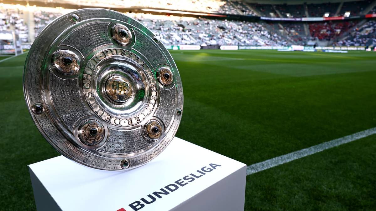 Harry Kane & Co set to lift NEW Bundesliga trophy once Bayern Munich ...