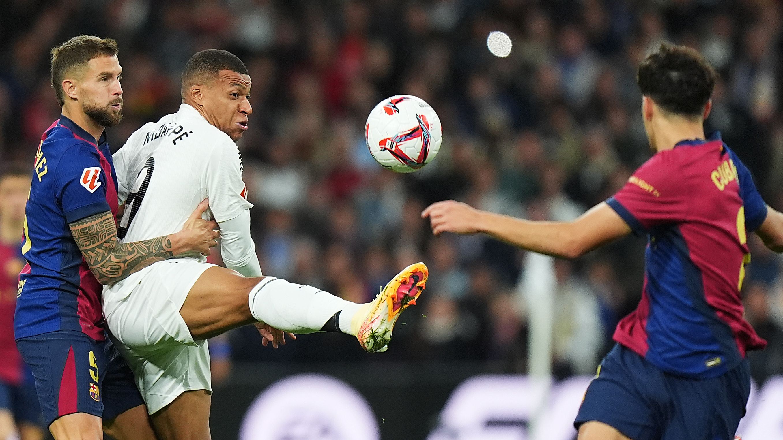 Barcelona's Pau Cubarsi left requiring 10 stitches after being kicked ...