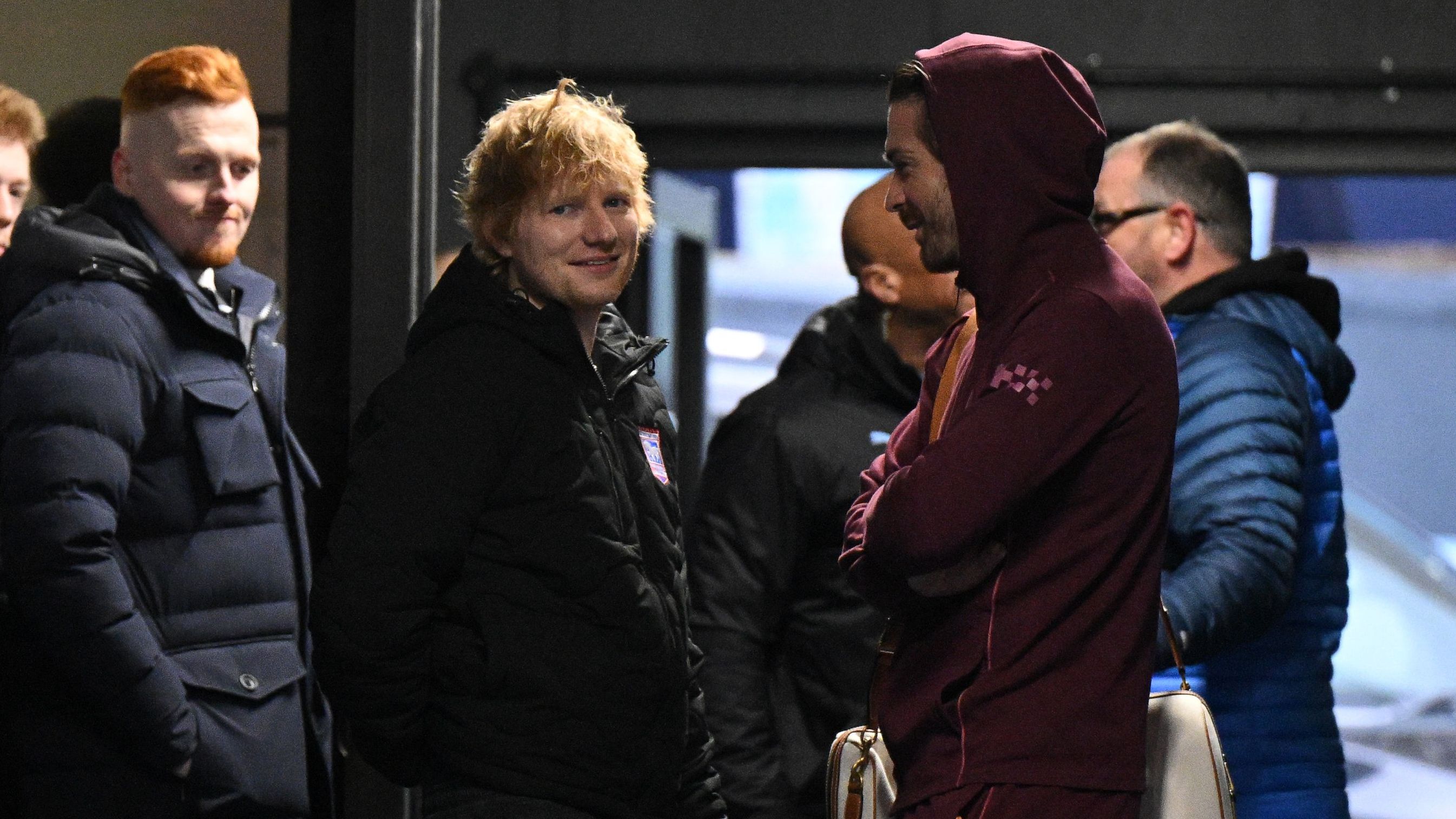 Ed Sheeran brings along Harry Potter star Rupert Grint to Ipswich game ...