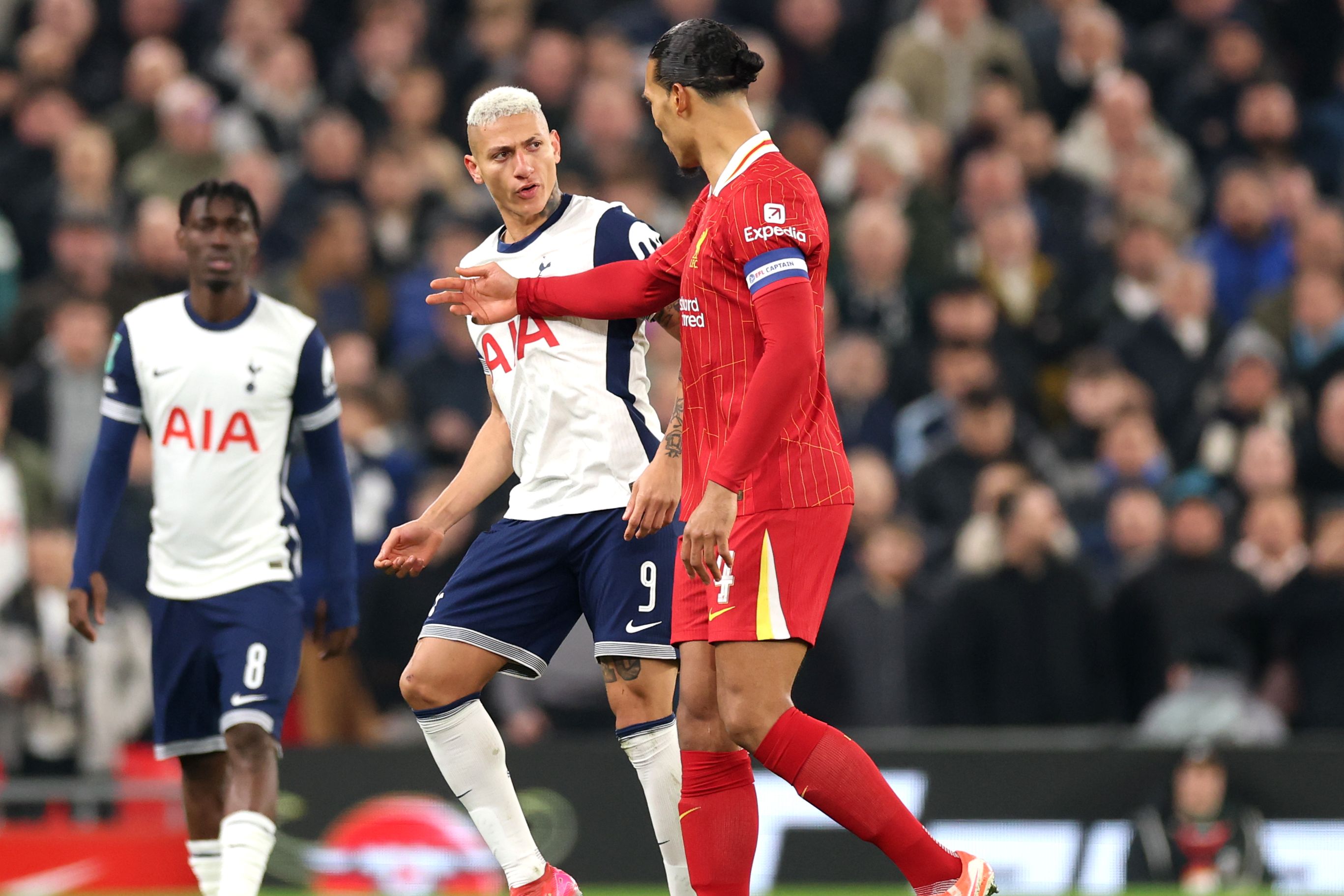 Tottenham Fans left fuming after Liverpool's Virgil van Dijk escapes ...
