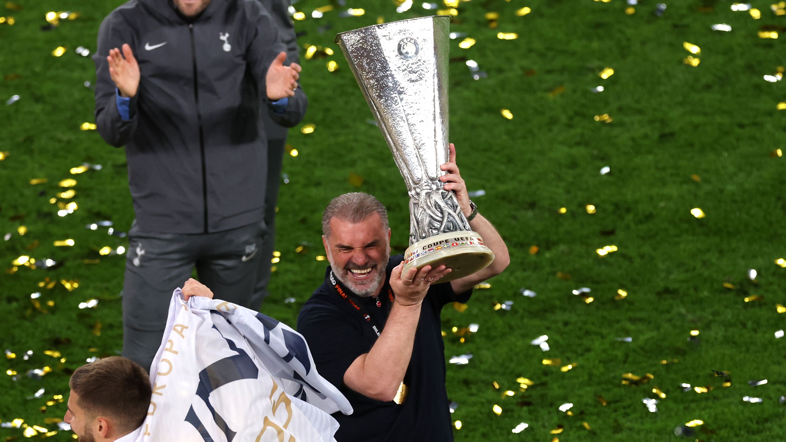 Ange Postecoglou 'didn't want to tarnish' Tottenham's trophy parade after Spurs boss learned he ...