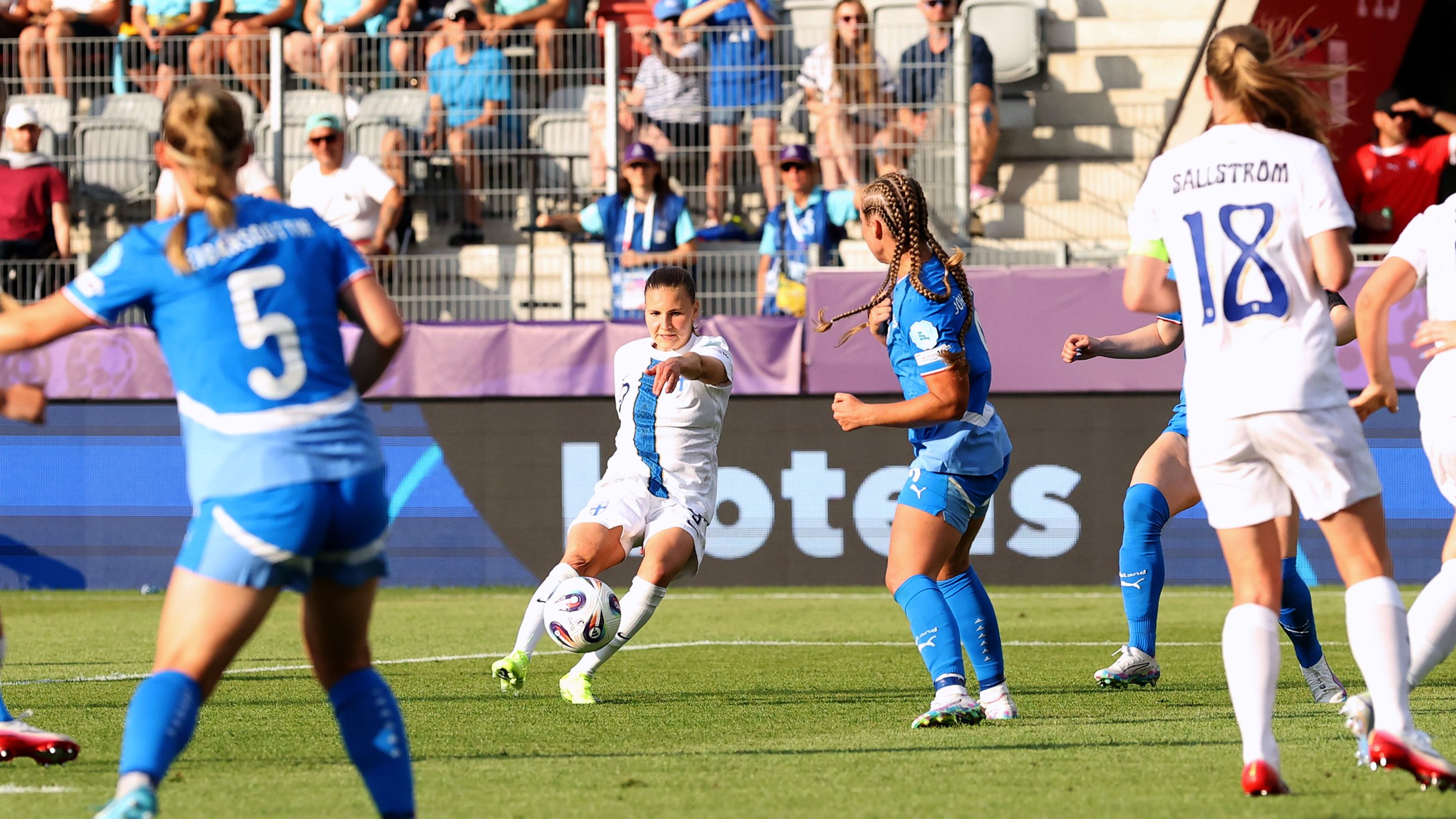 Finland edge 10-player Iceland as Katariina Kosola lights up Euro 2025 ...