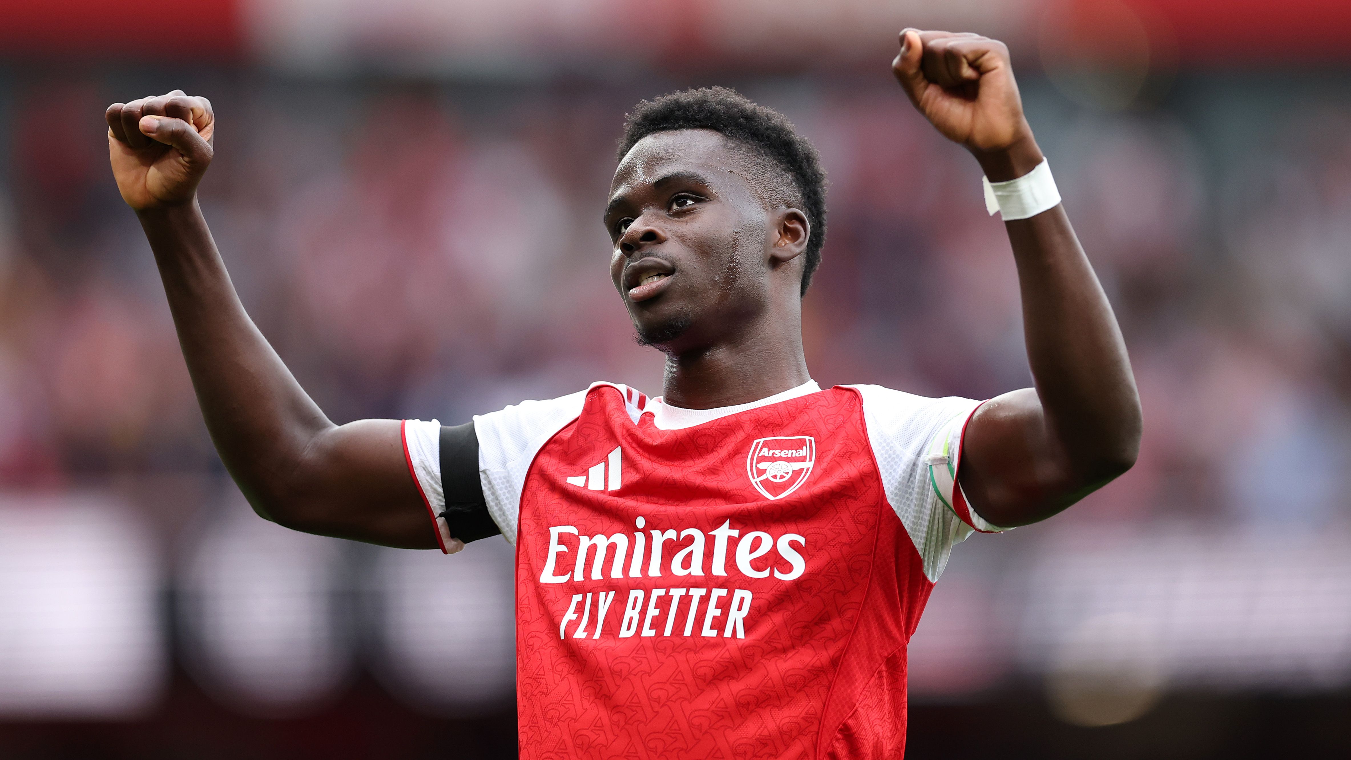 'I would love that!' - Mikel Arteta calls on Bukayo Saka to follow William Saliba and agree new ...