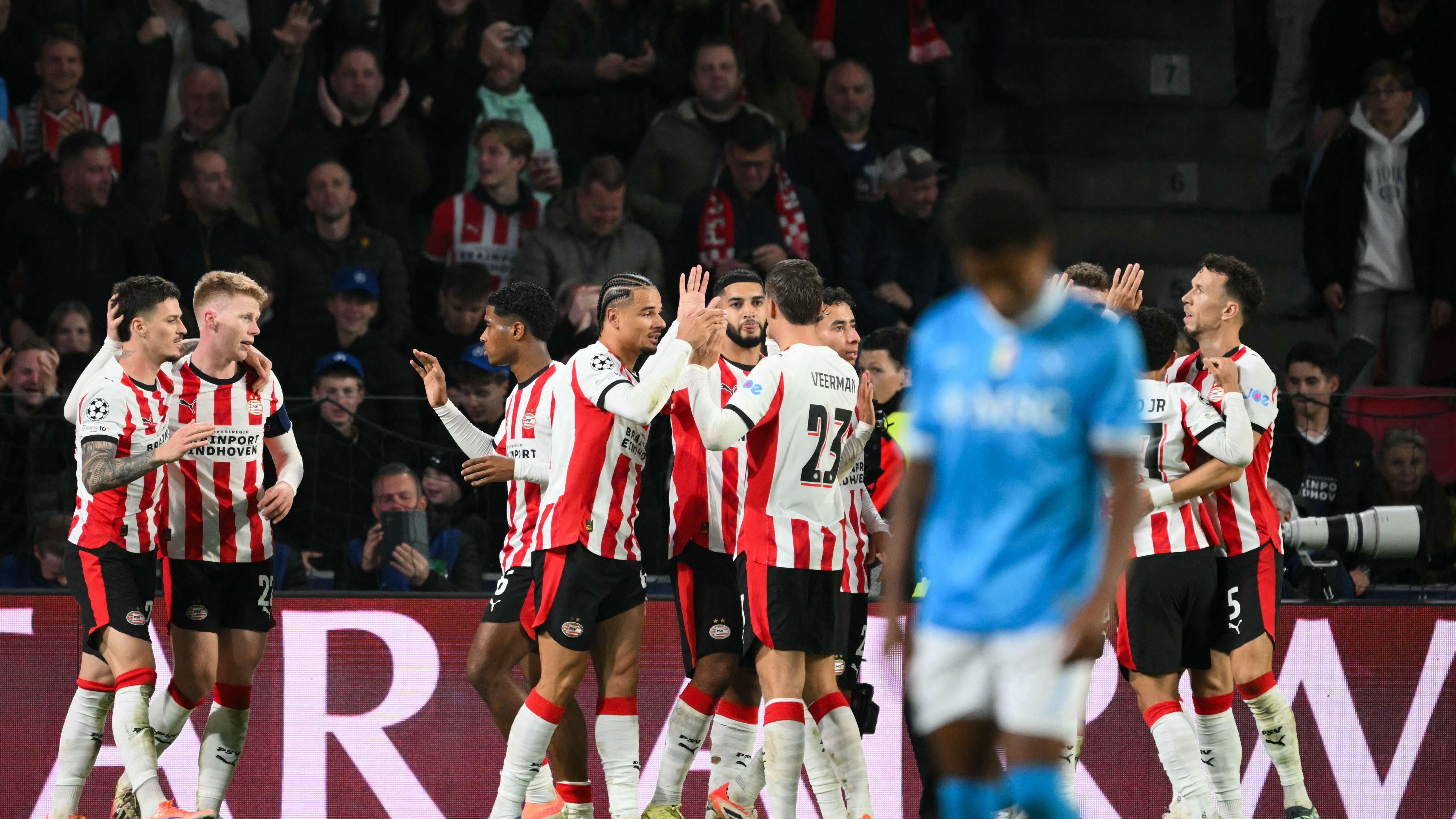 PSV Eindhoven-Napoli 6-2, pagelle e tabellino: De Bruyne non si accende ...
