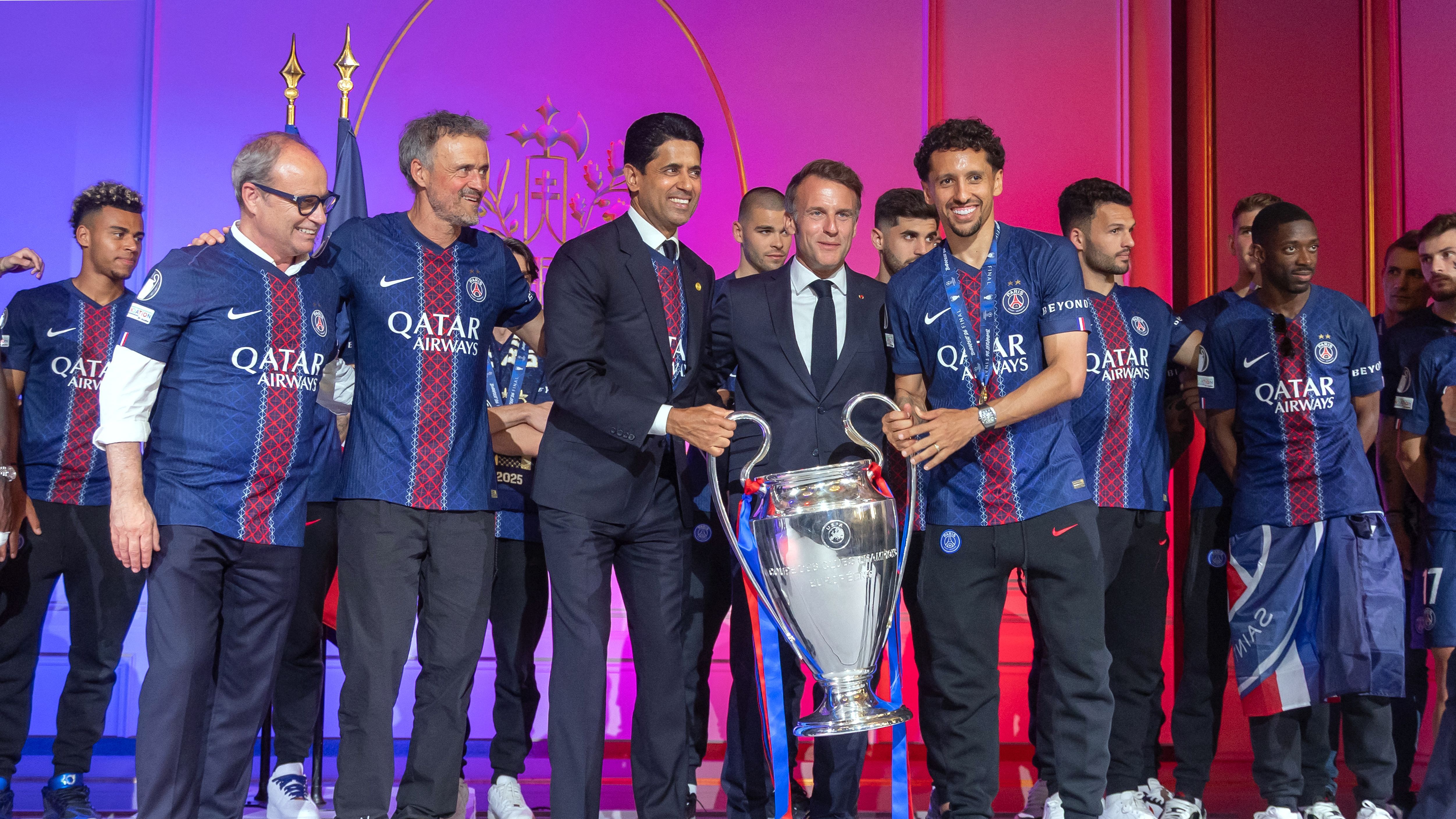 PSG president laughs off doubts over Luis Enrique's future as ...